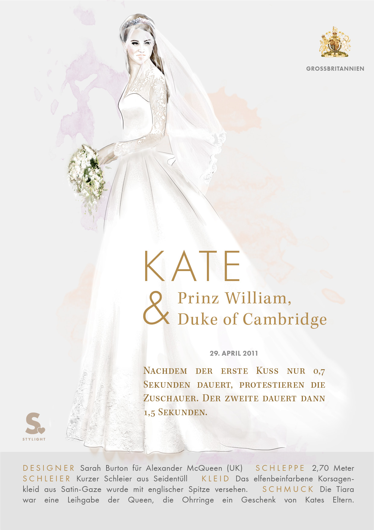 Royales Hochzeitskleid von Kate Middleton