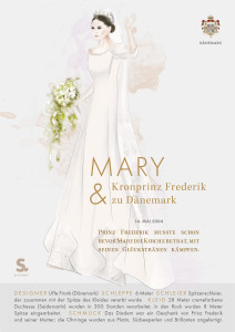 Royales Hochzeitskleid von Mary von Dänemark