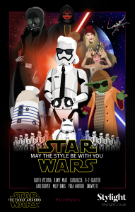 Star Wars Movie Poster with Fashion Icons