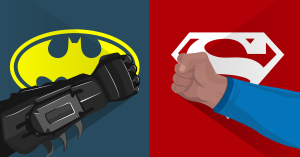 Batman gegen Superman Style Battle Beitragsbild
