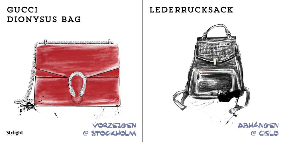 Der Stylecheck: Stockholm vs Oslo mit den coolsten Taschengrafiken