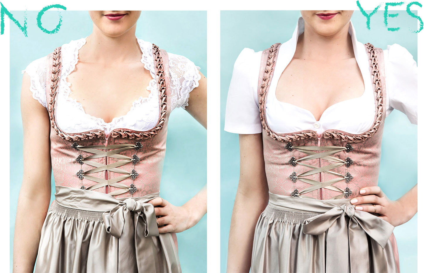 Up tricks push dirndl The Sewing